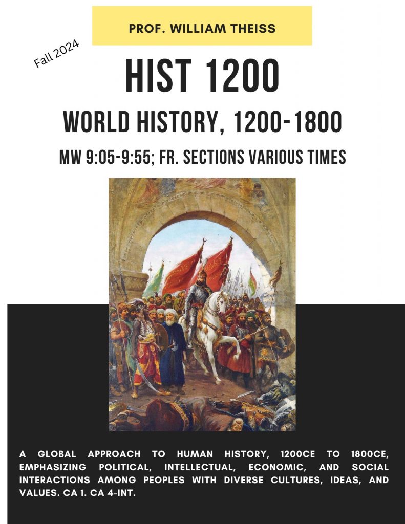 Featured Courses | Department of History